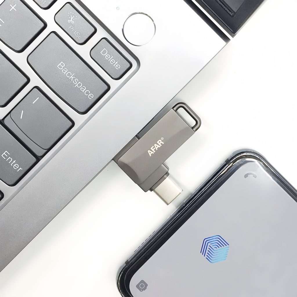 Metal Swivel USB Flash Drive | Heavy-Duty Dual Port